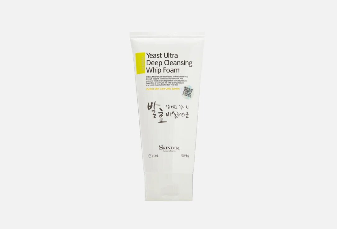 Skindom Yeast Ultra Deep Cleansing Whip Foam Пенка дрожжевая для сверхглубокого очищения лица 150мл