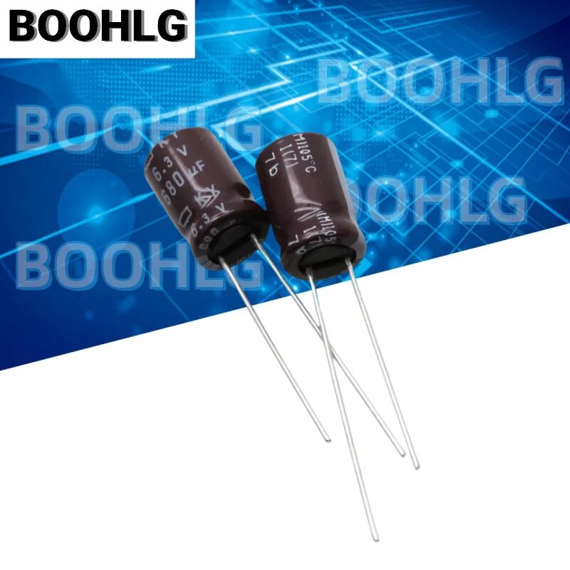 20 шт. 680UF 6.3V NCC Black Diamond Capacitor 6.3V 680UF 8X12 KY Высокочастотный низкоимпедансный конденсатор