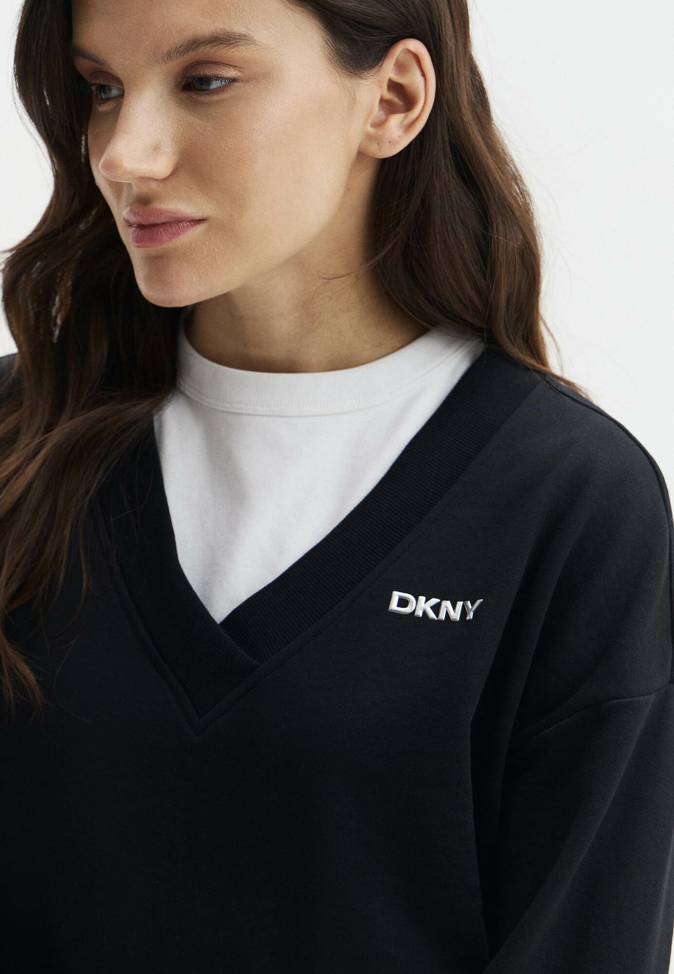 Толстовка DKNY, размер XL, , черный — фото 1