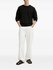 Свитер TRUSSARDI Logo-print crew-neck sweater, размер 54, , black/black