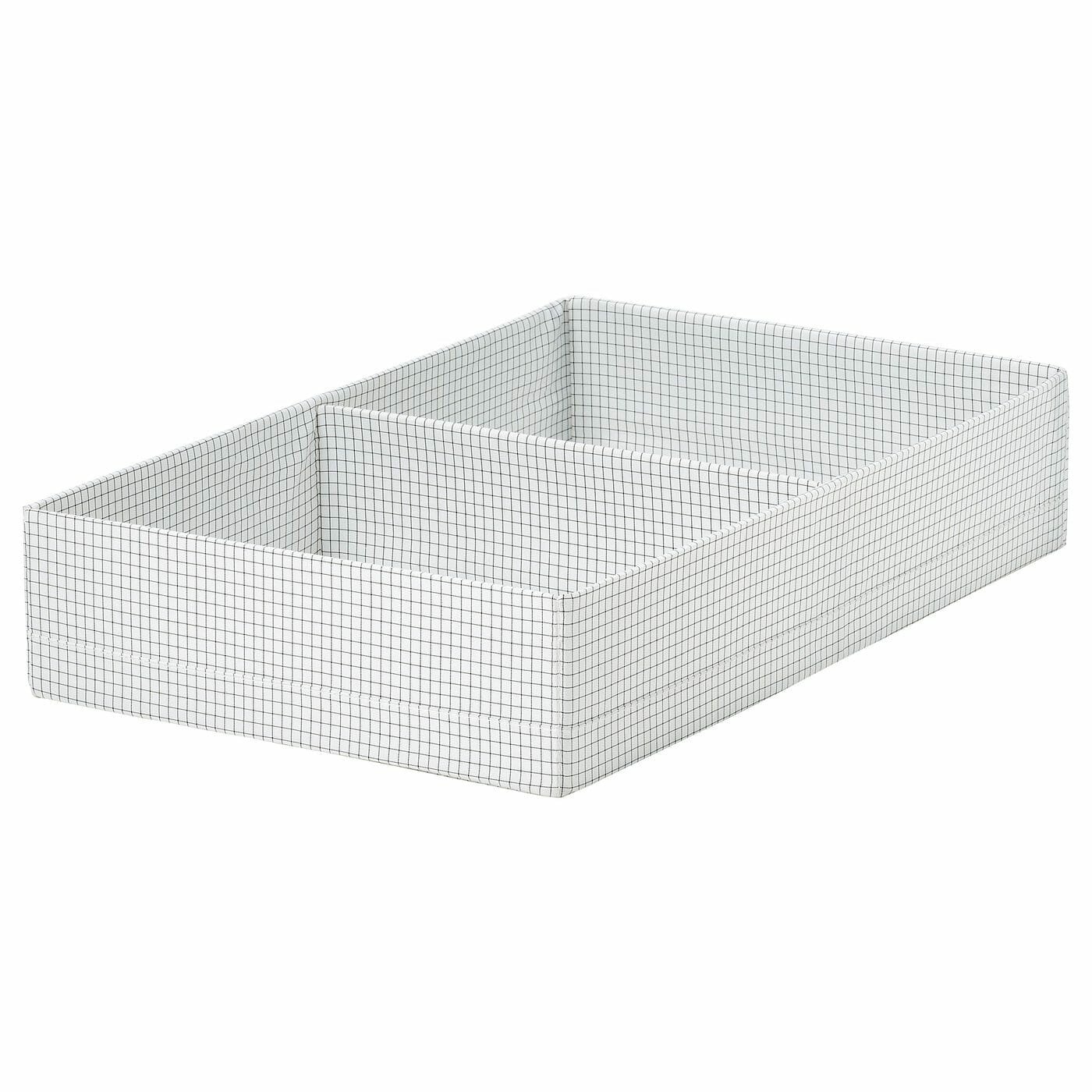 Органайзер для хранения вещей IKEA STUK, белый/черный, 32x51x10 см 706.215.29