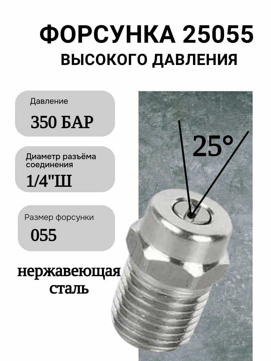 Форсунка 25055, 1/4внеш