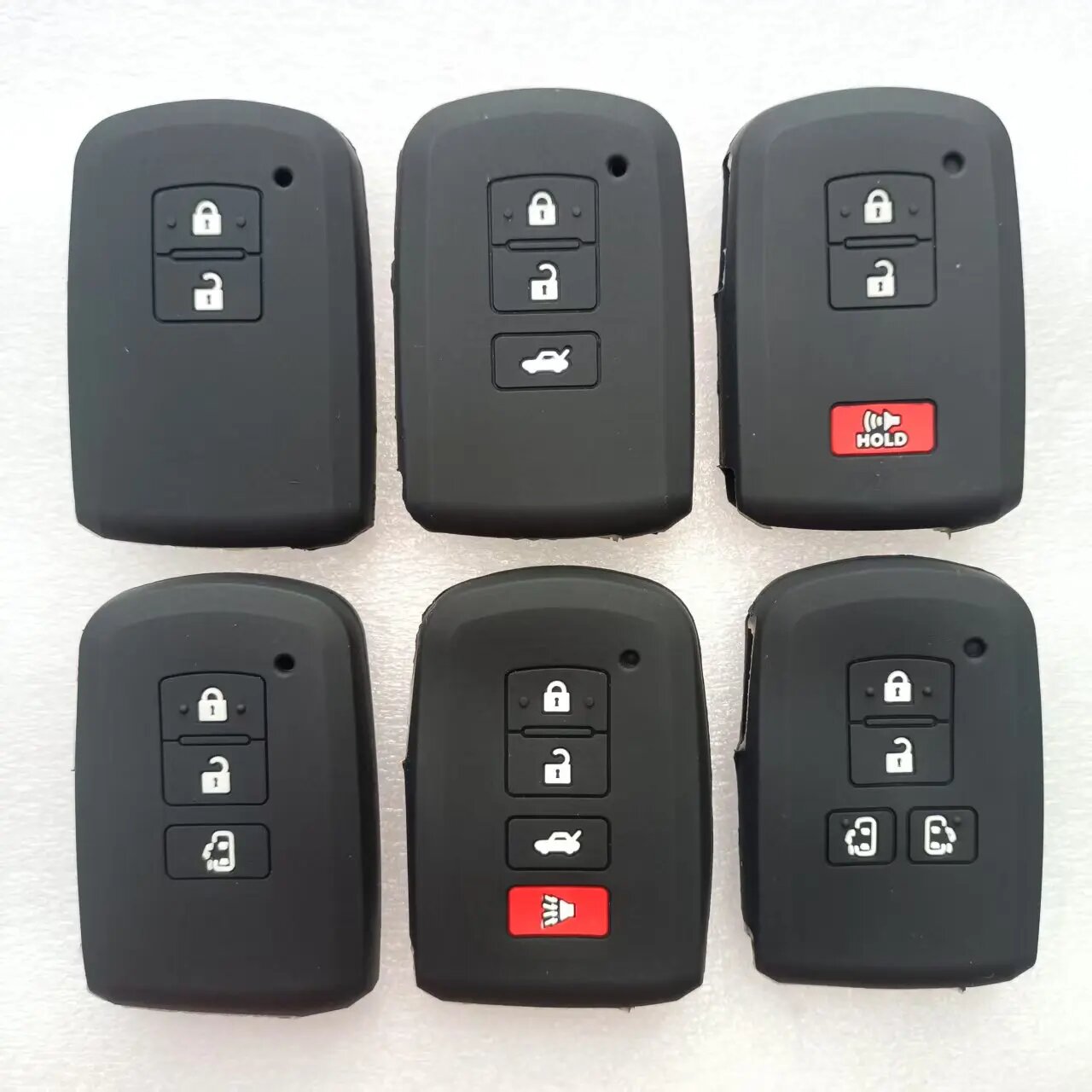Силиконовый чехол для ключа Toyota, черный