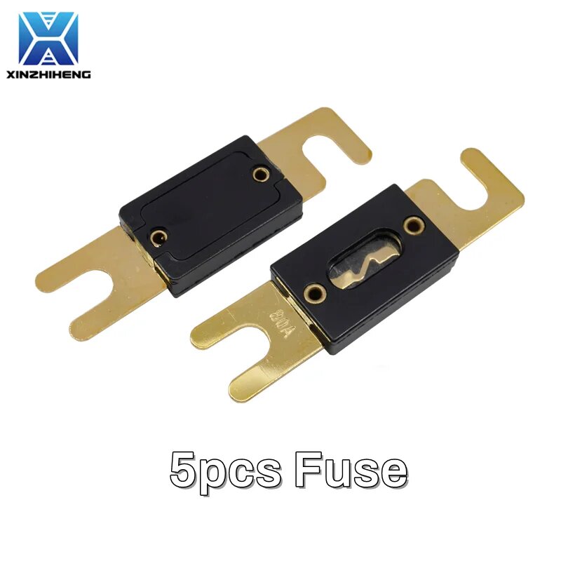 ANL Автомобильный предохранитель 60A 80A 100A 200A 300A 400A 500A ZUIDID 350A, 5pcs Fuse