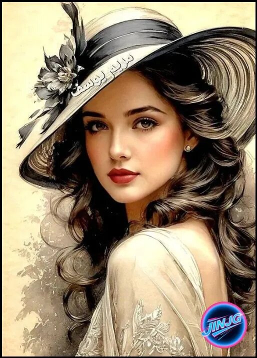 Алмазная мозаика, роспись стразами, Хобби с бриллиантами женщина 30*40cm