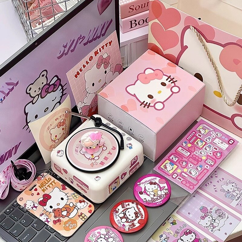 Hello Kitty Премиум Bluetooth Karaoke Speaker Мини-размер Модель H3 для домашних караоке-развлечений Подарок