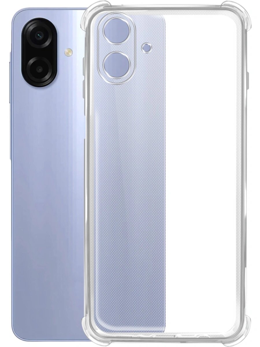 Чехол для Samsung Galaxy A07 прозрачный (75822) BoraSCO Bumper Case