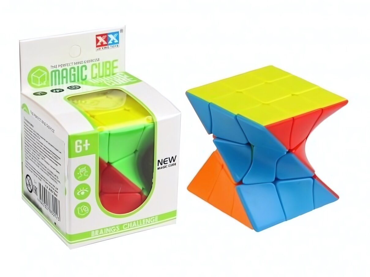 Головоломка-трансформер "Песочные часы" Magic Cube, разноцветный принт, от 6 лет