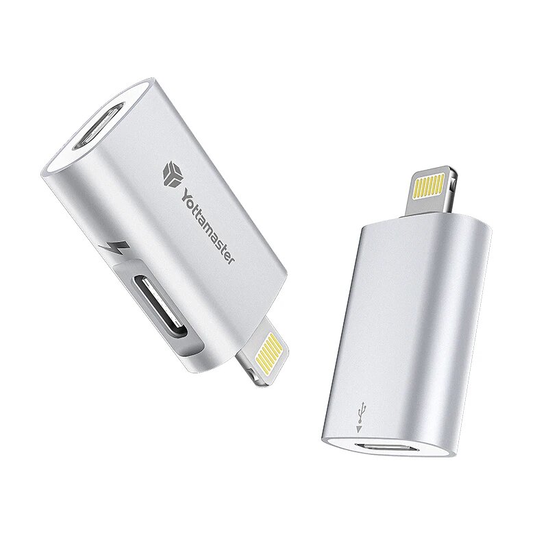 Адаптер Yottamaster USB C OTG, 27 Вт, для зарядки, передачи данных, аудио, совместимый с iPhone 14promax 13 12 11, iPad, iPod, AirPods, Table
