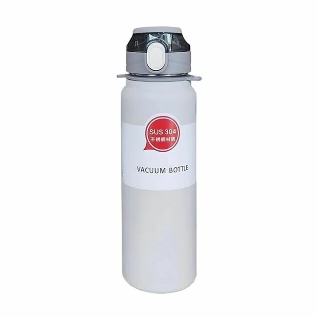 Термос "SUS304 Vacuum Flask", нержавеющая сталь, серебристый