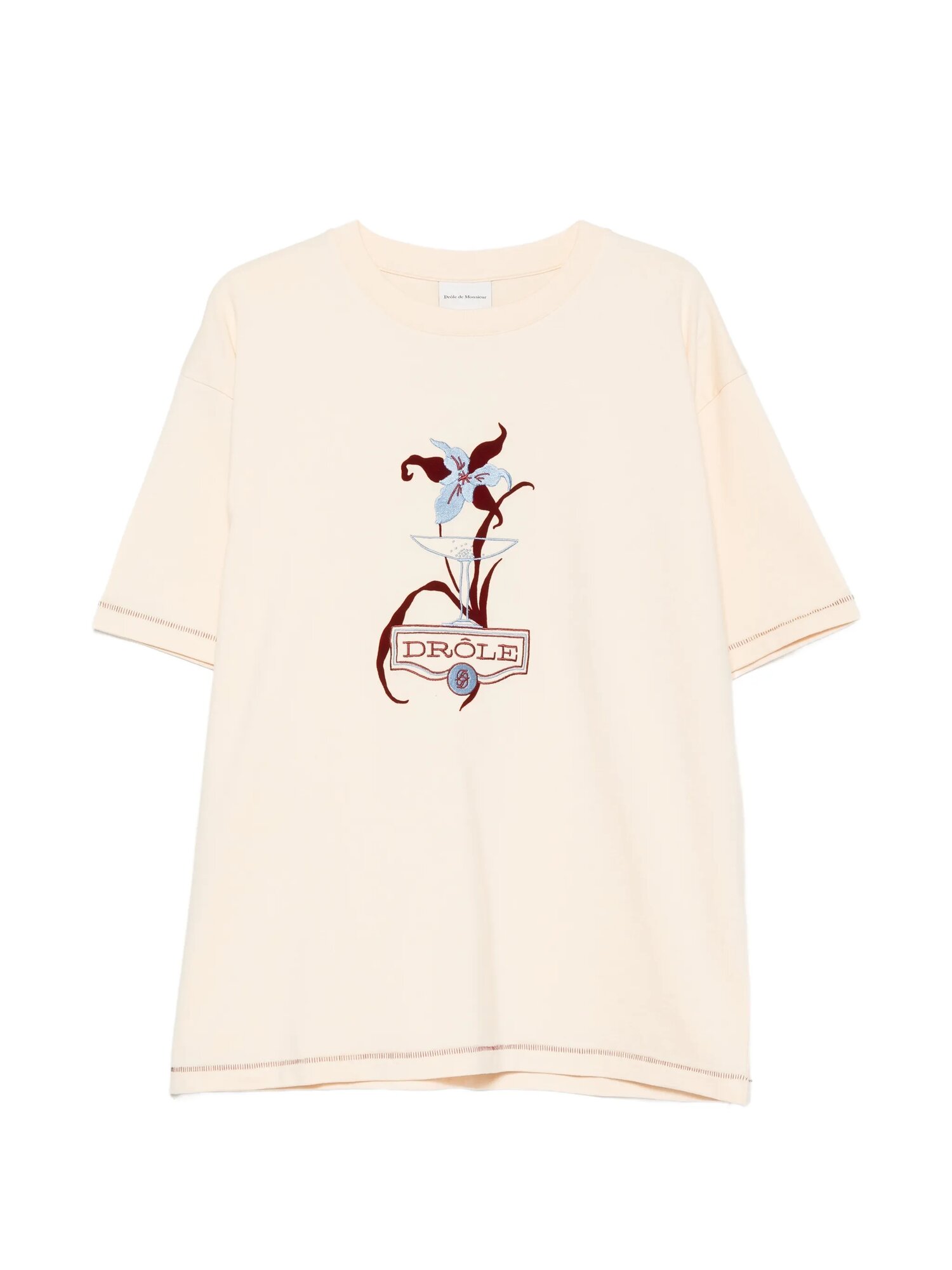 Футболка Embroidered-graphic T-shirt
