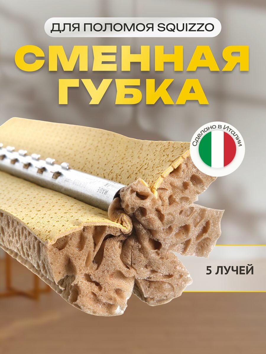 Сменная насадка для швабры 25 см Apex Squizzo 5 Lame Ricambio