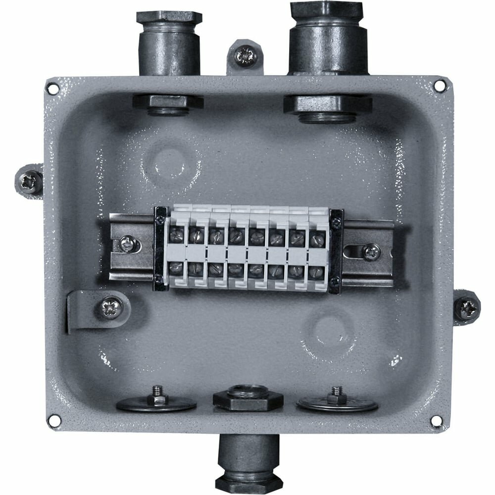 Коробка клеммная Электротехник КЗНС-08 У2, 8 зажимов, IP65 (металлические вводы), ET002543