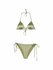Купальник VENUJA Tie-fastening bikini, размер 42, green