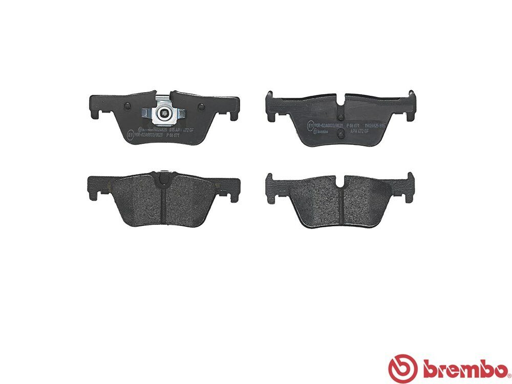 Колодки тормозные BMW 1(F20)/3(F30)/X3(F25) 10- задн.