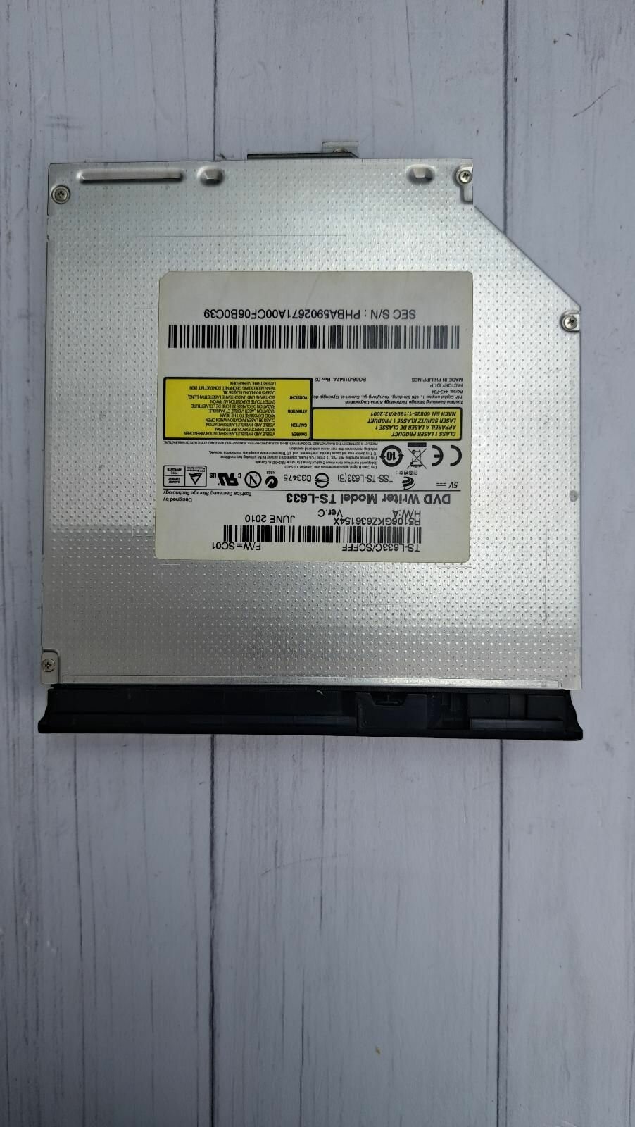 Привод DVD-RW, 12.7 для ноутбука SAMSUNG R590. 0ригинал.