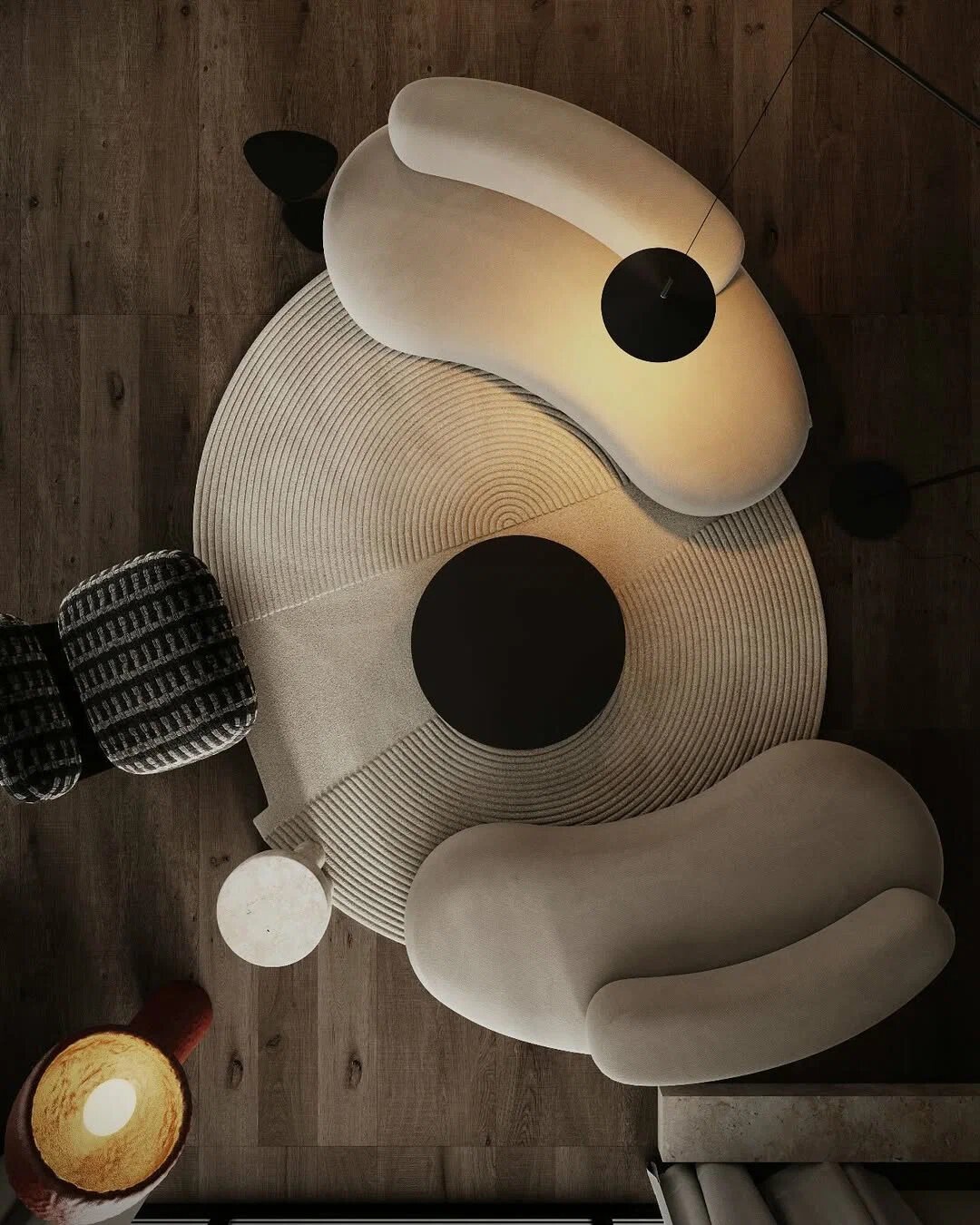 Диван LUNA Space, 250×124×70 см, белый, обивка букле — невесомость и комфорт в вашем интерьере.(A)