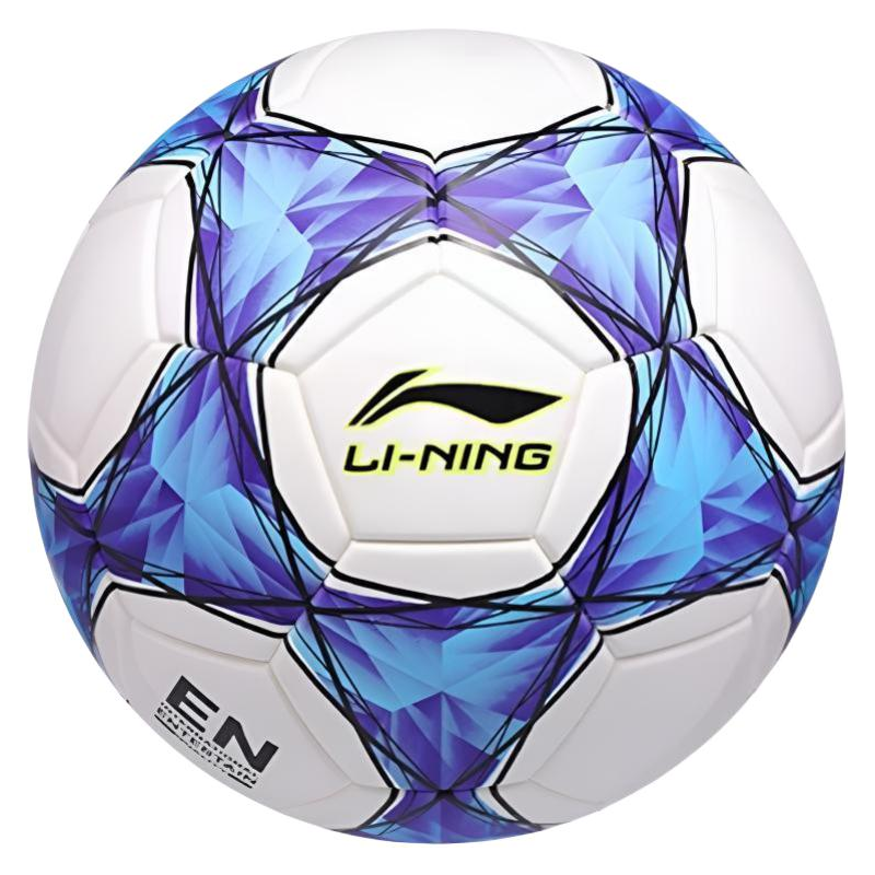 Футбольный мяч унисекс Li Ning 45 TPU бесшовный термосклеенный, сине-белый, S EU
