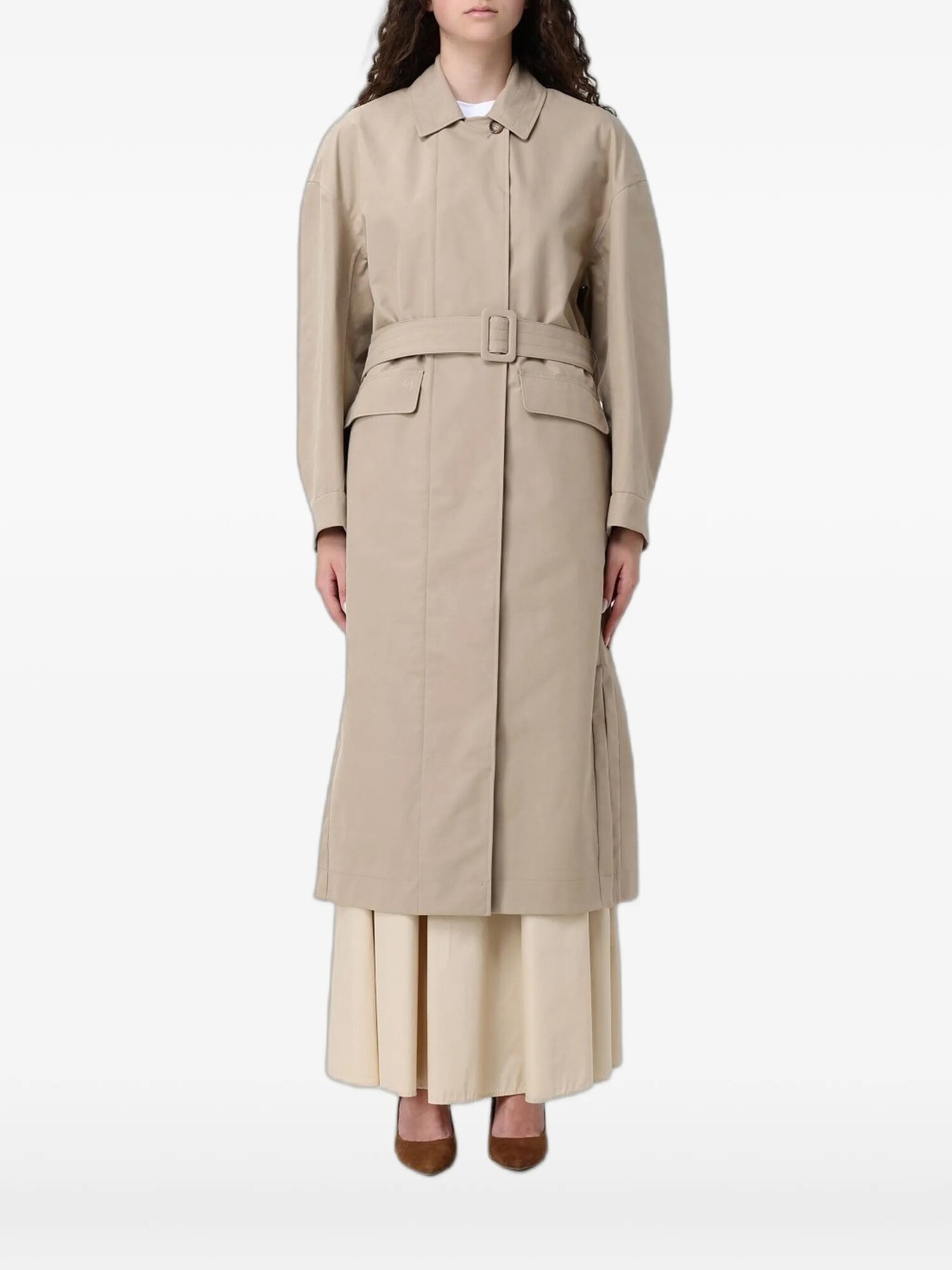 Пальто Belted trench coat