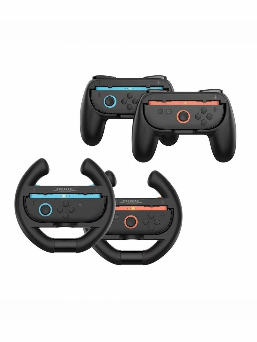 Держатели для Joy-Con 2 Dobe Controller Grip & Steering Wheel Kit (TNS-5109) (Nintendo Switch 2)