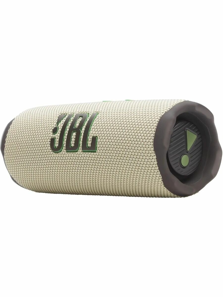 Колонка портативная JBL Flip 7 бежевый/зеленый 35W 1.0 BT 4800mAh (JBLFLIP7SAND)