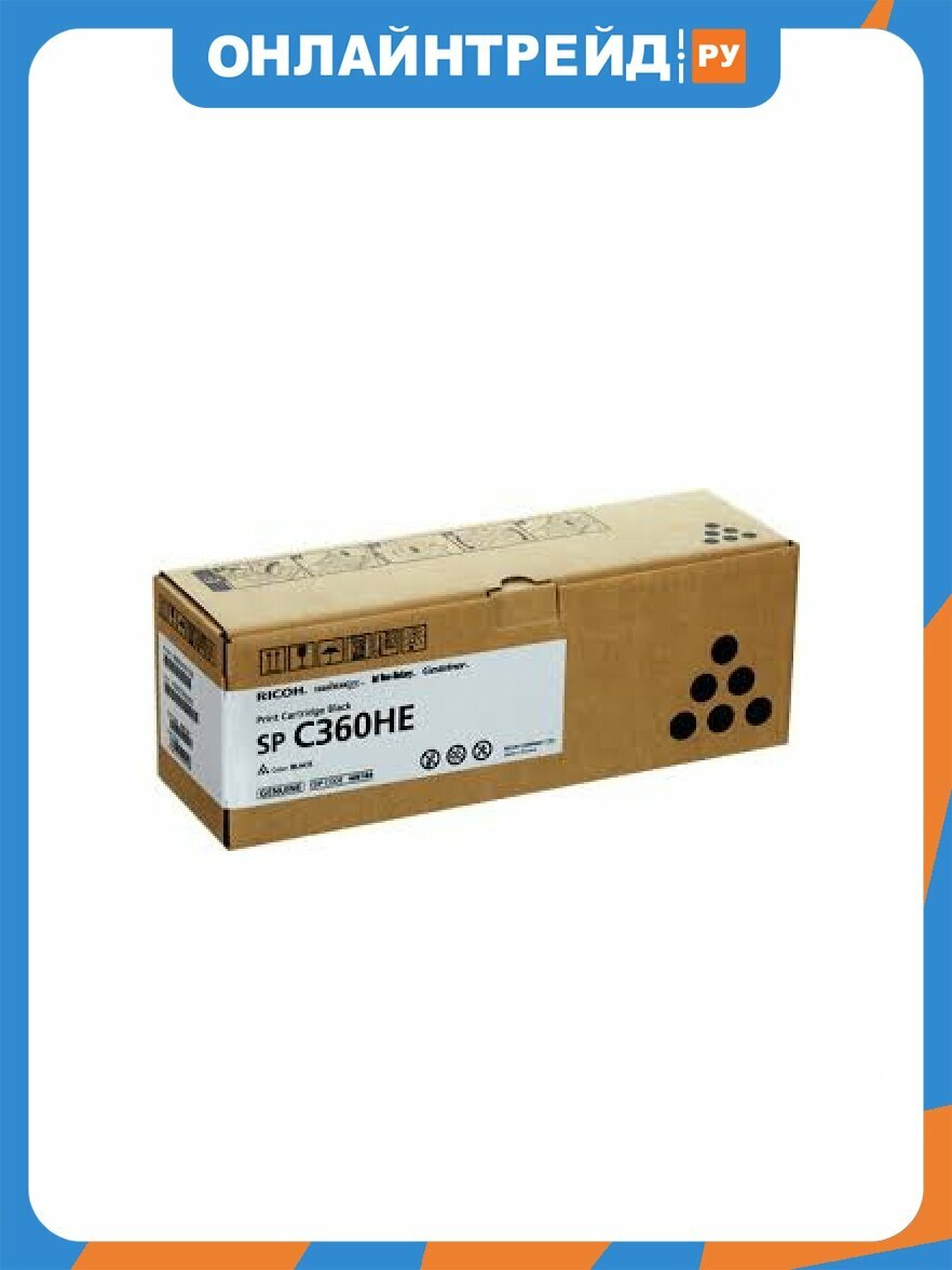 Принт-картридж Ricoh черный тип SPC360HE для SPC360/361 (7000стр)