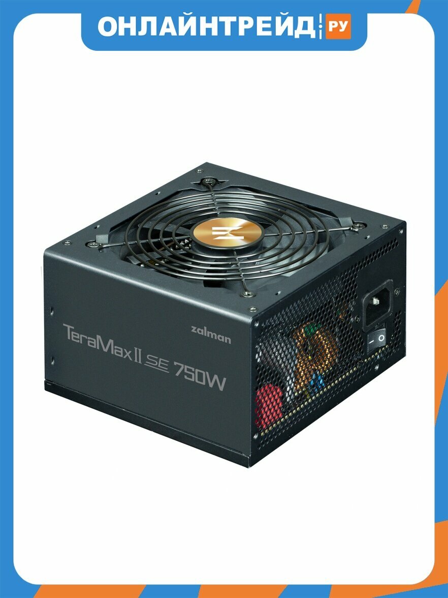 Блок питания Zalman TeraMax II SE, 750W, 80+ Gold, ATX3.1 (ZM750-TMX2SE)