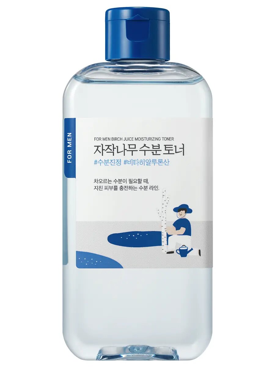 Round Lab Мужской увлажняющий тонер с берёзовым соком For Men Birch Juice Moisturizing Toner 200 мл