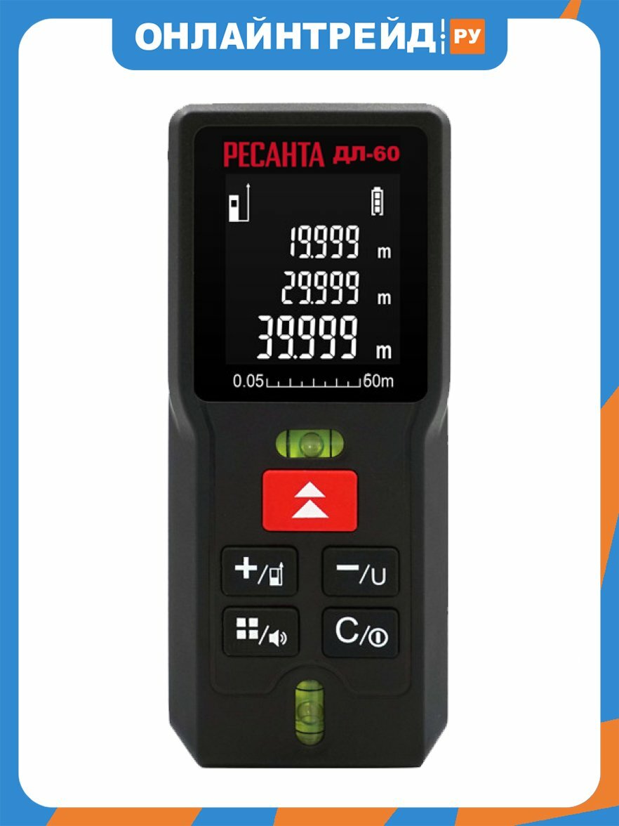 Лазерный дальномер Ресанта ДЛ-60