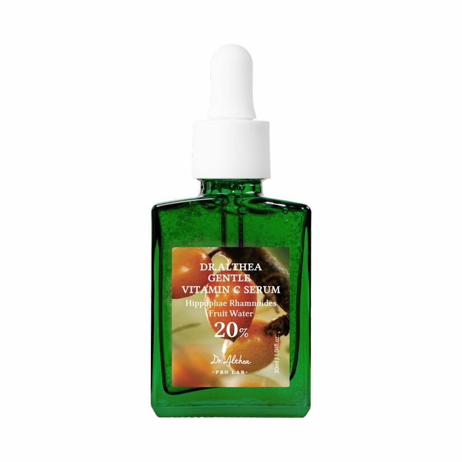 Dr.Althea сыворотка для лица выравнивание тона кожи Gentle Vitamin C Serum с витамином С и облепихой, 30 мл.