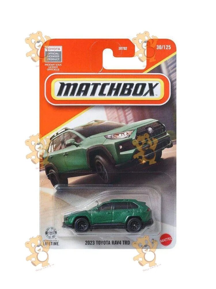 Машинка Matchbox Toys 1:64 Scale Die-Cast Basic Car 30782 2023 Toyota RAV4 TRD
