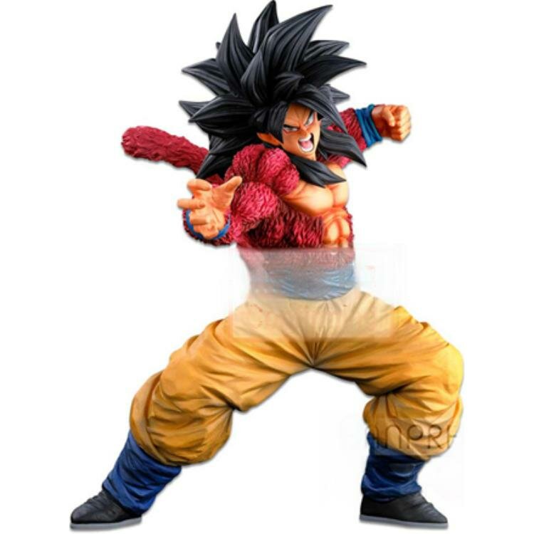 Фигурка унисекс BANPRESTO Dragon Ball Super World Colosseum 3 Super Master Stars Piece Супер Сайян 4 Сон Гоку красная, Sun Wukong