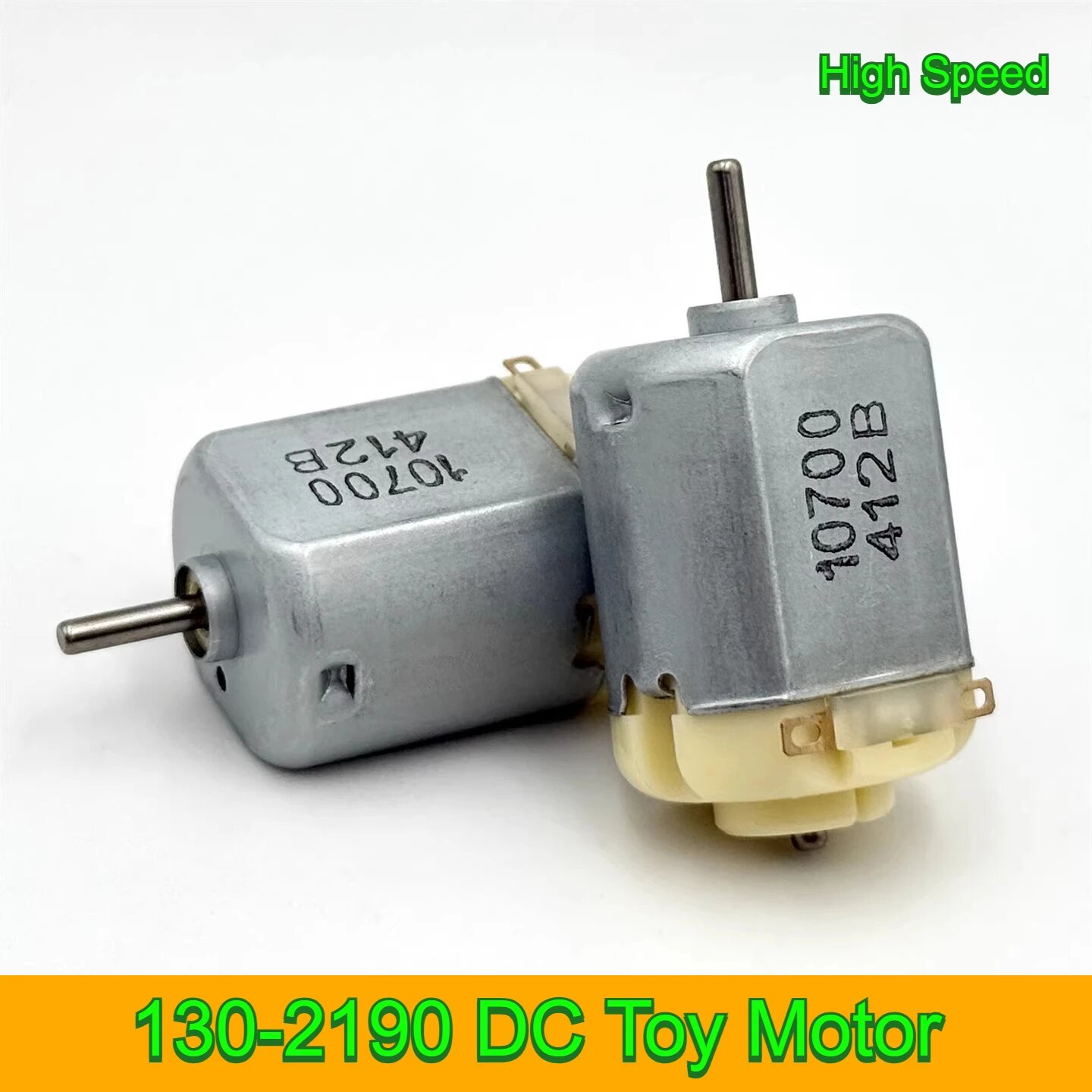 Совершенно новый двигатель Micro 130-2190 130 постоянного тока 1,5 В 3 В 3,7 В 17000 об/мин с высоким крутящим моментом, высокоскоростной для модели электрической игрушки, пробного велосипеда, сделай сам, радиоуправляемый автомобиль