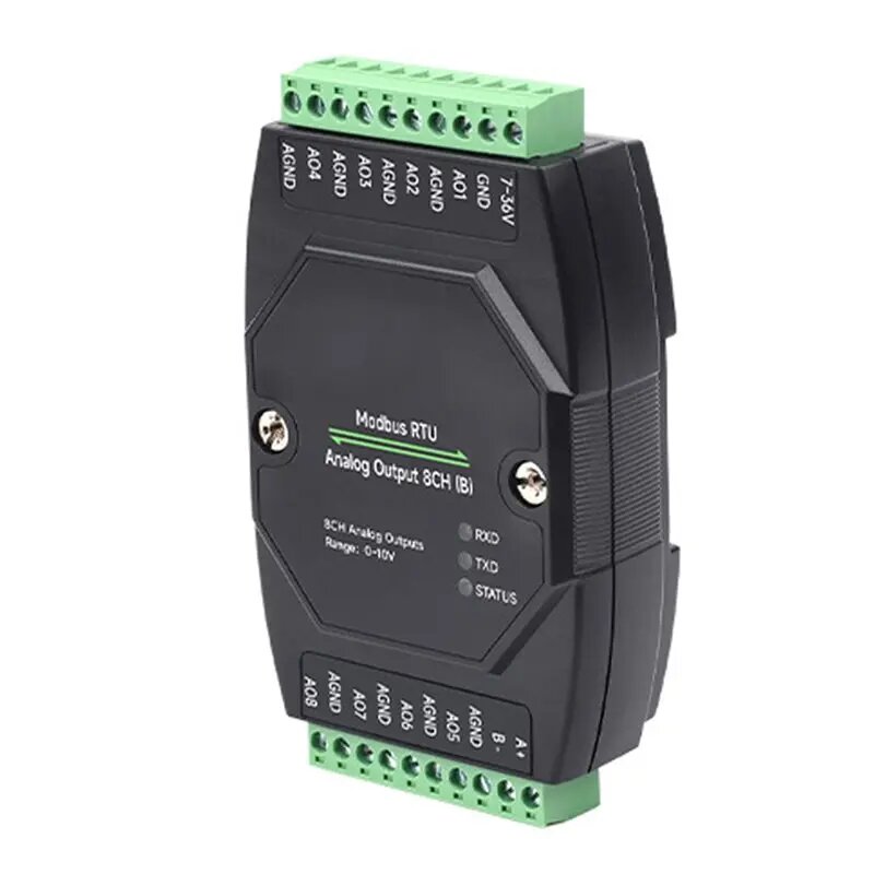 Модуль аналогового вывода 8Ch RS485 Modbus RTU