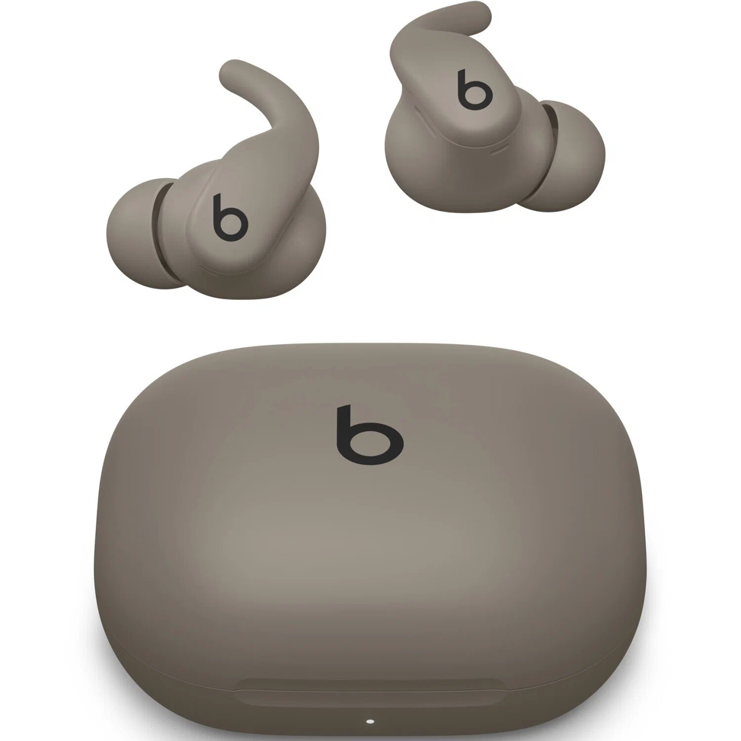 Наушники беспроводные Beats Powerbeats Fit, с ANC, IPX4, 7 ч работы, (B) серые/Gravel Grey (S) GQQM962F7P