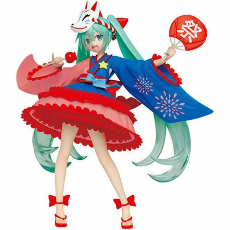Фигурка унисекс TAITO Hatsune Miku Vocaloid 2nd Season Summer Clothing Ver, 18 см