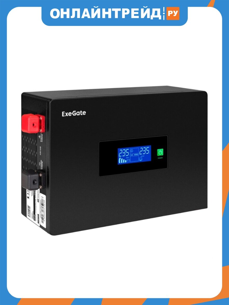 Источники бесперебойного питания Exegate IdealSine SR-1500. LCD.2SH 1500VA/1500W