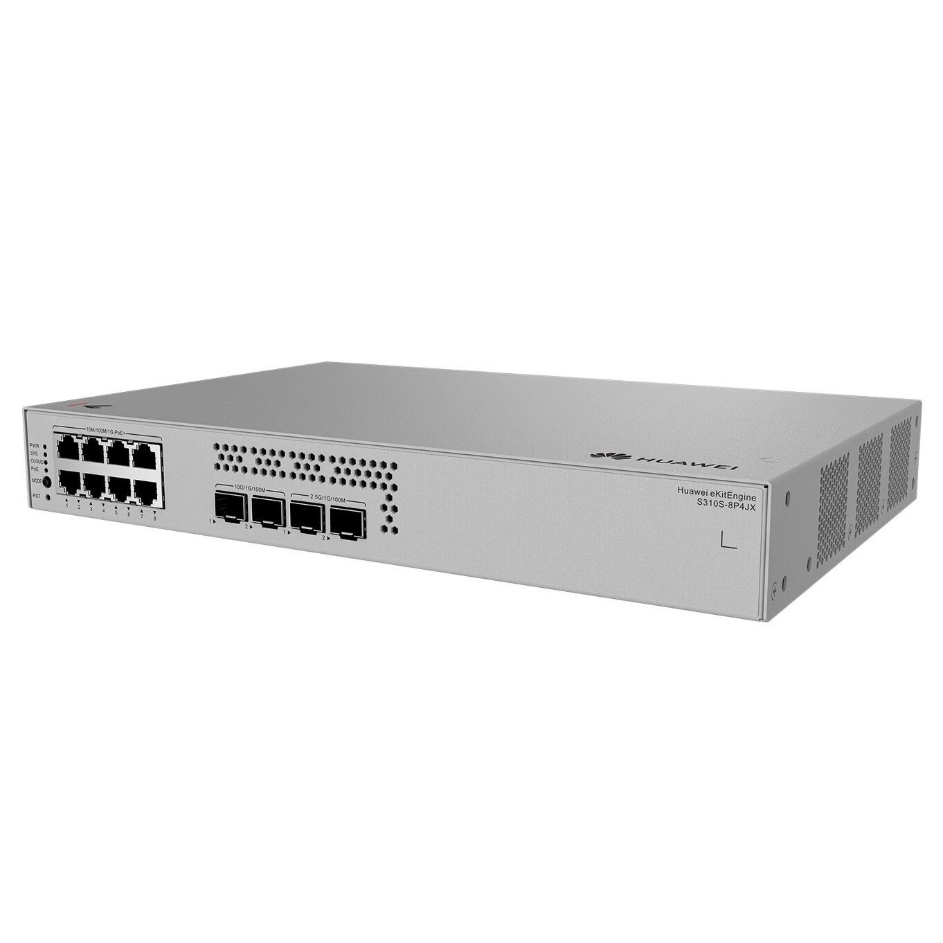 Коммутатор Huawei S310S-8P4JX, L2+, 66 Гбит/с, управляемый (98012479)