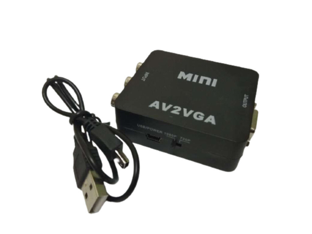 Конвертер с AV на VGA