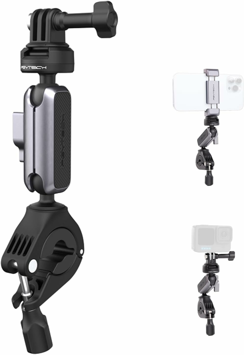 Крепление PGYTECH CapLock, для GoPro/Insta 360/DJI OSMO, 360 градусов