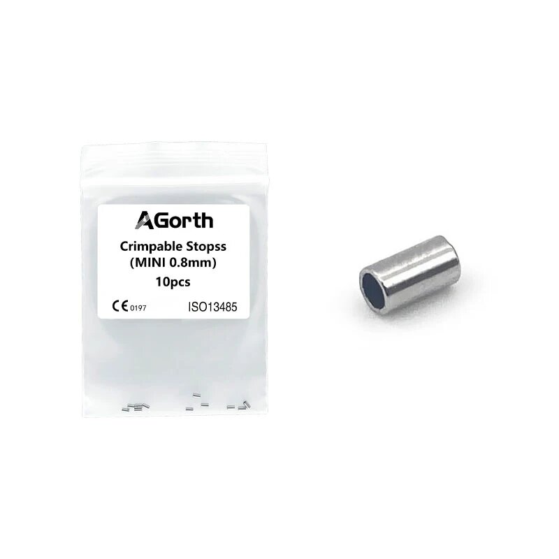 Agorth обжимной крючок 0.8mm Mini Tube 10 шт.