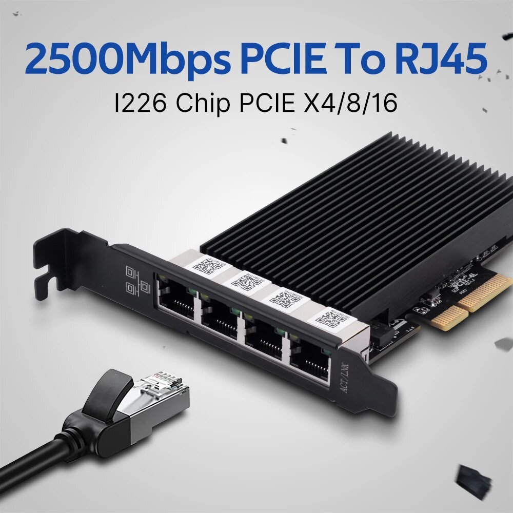 PCIe 2.5G Ethernet карта I226