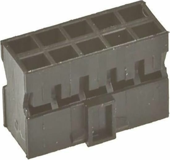 AMPHENOL 90311-006LF Корпус обжимного разъема Amphenol ICC, шаг 2 мм, 6 каналов, 2 ряда, 1шт