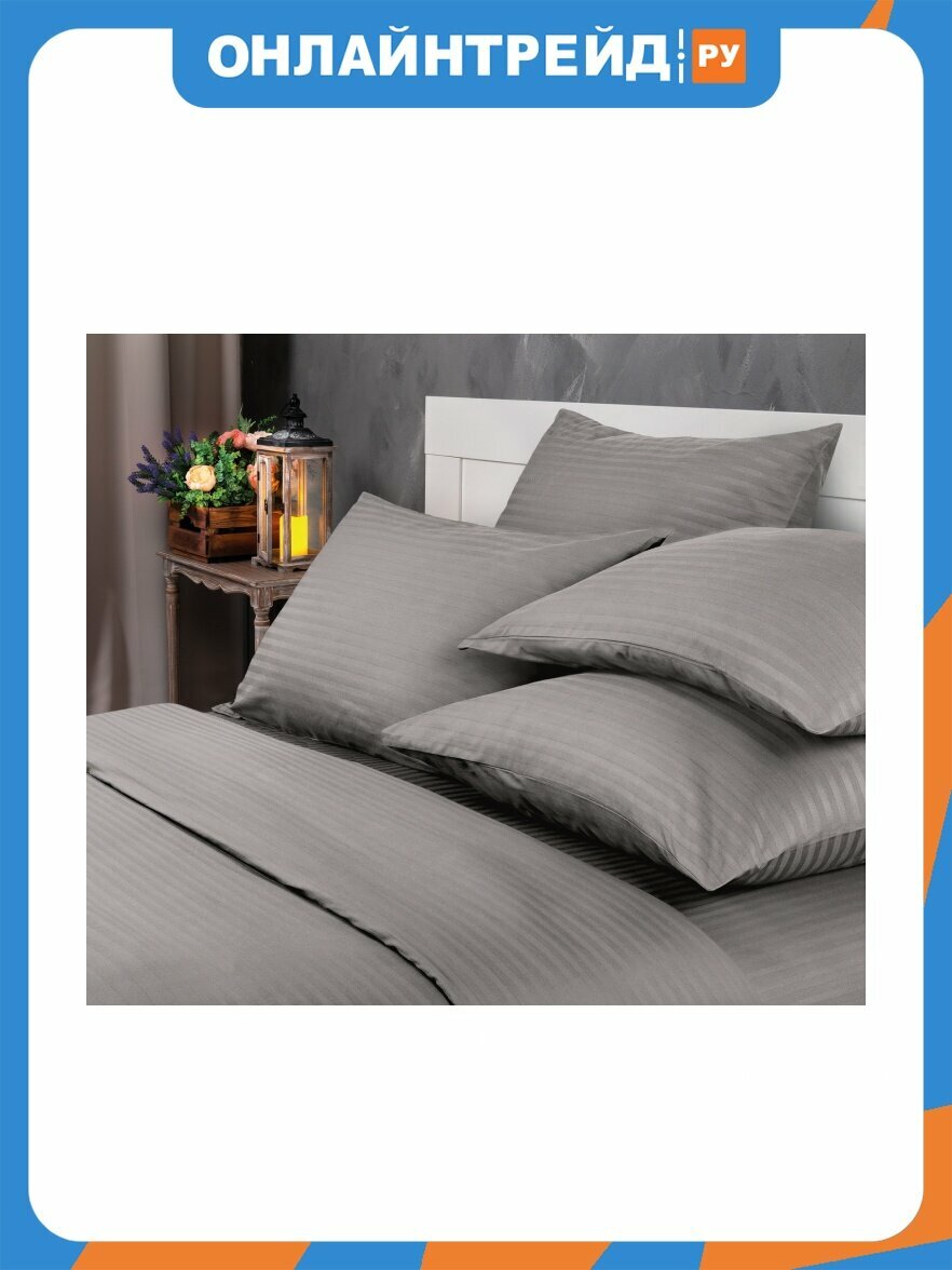 Пододеяльник Verossa Stripe 180х215 Gray 735952