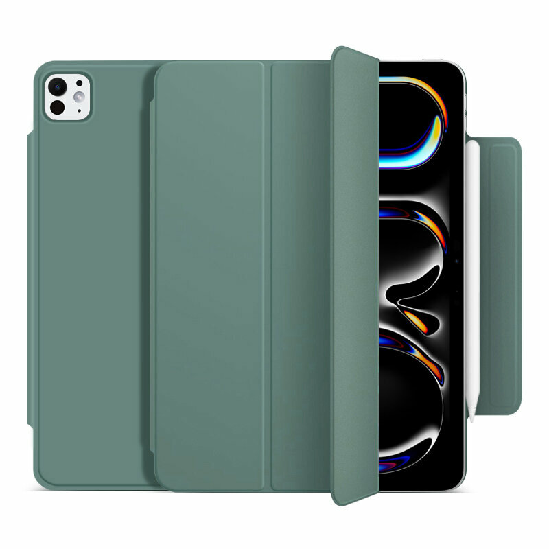 Чехол магнитный Folio для iPad Pro 13 (M4 2024, M5 2025), трансформируется в подставку
