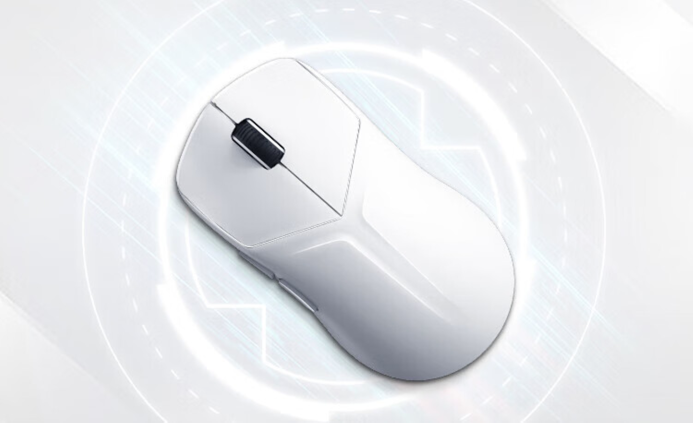 Lenovo Savior M6X Pro 8K Wireless Wired 8000hz return Rate Gaming Mouse Gaming Ice soul White