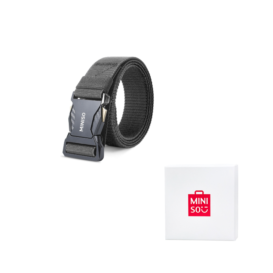 Miniso Ткань Цинковый Сплав Ремни Мужской 3,5 см 120cm