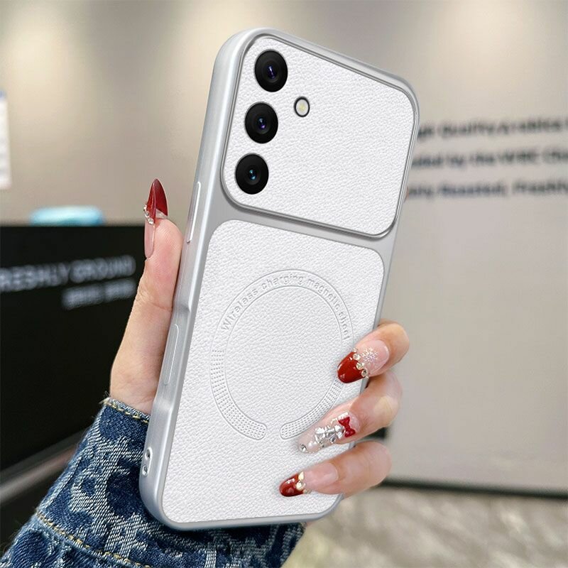 Чехол для Samsung Galaxy S25 кожа TPU антиударный чехол
