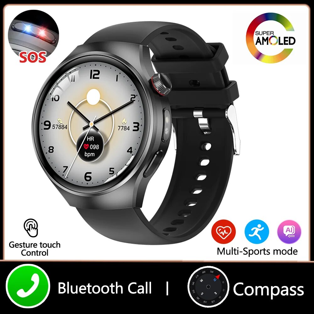 Smart Watch 5 Pro Черный, GPS, NFC, силикон