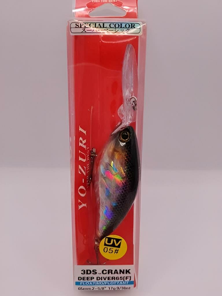 Воблер крэнк YO-ZURI 3DS CRANK DEEP DIVER 65F, 65мм, вес 17гр